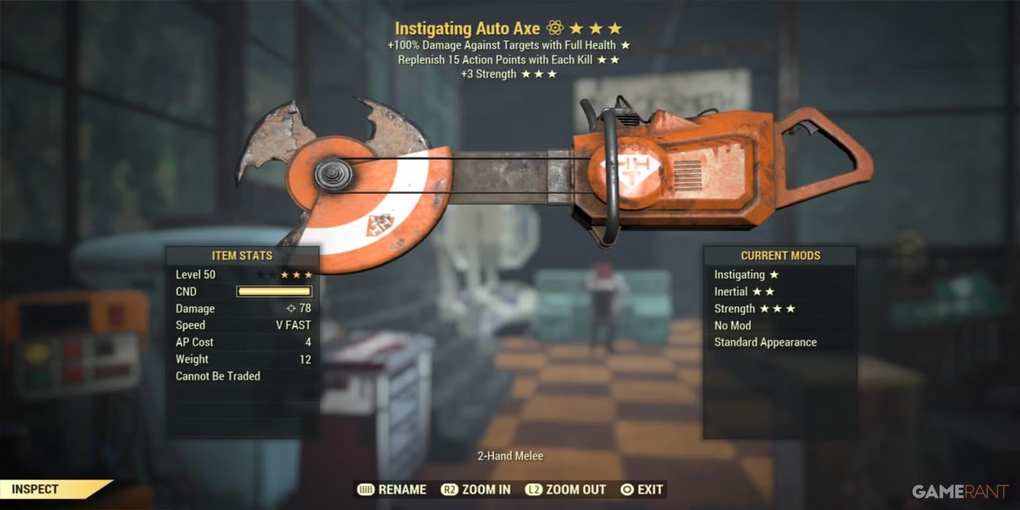 Where to get auto axe mods in Fallout 76? – Houston Axe Mag